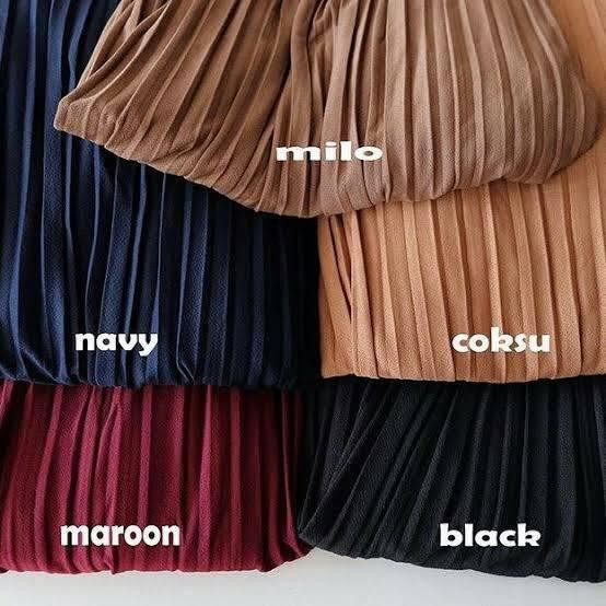 Jual Rok Plisket modern macam warna-warna cantik ( BISA COD ) | Shopee ...