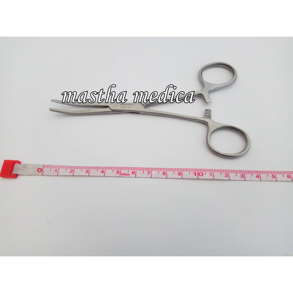 Jual Klem Bengkok Lengkung Marwa 14/14,5/15 cm hemostatik Forcep ...