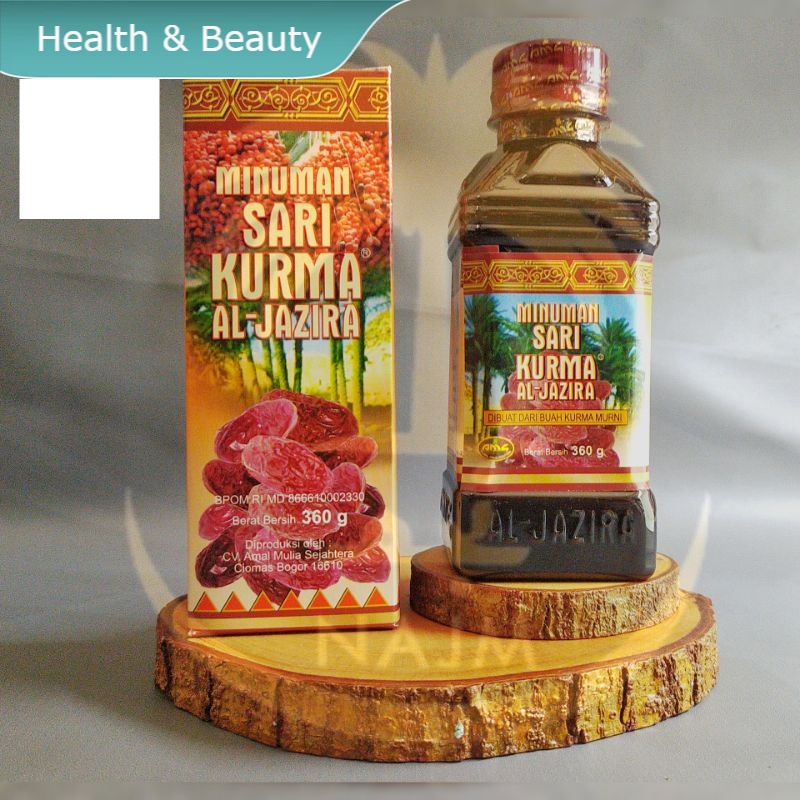 Jual Sari Kurma Aljazira ORIGINAL! 360gr Dates Extract Supplement Halal ...