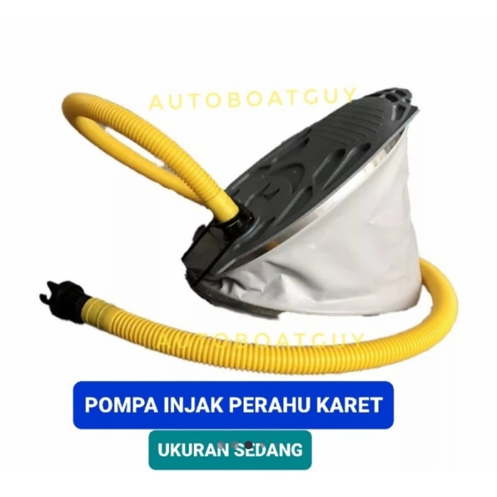 Jual Pompa Injak Kaki / Foot Pump Perahu Karet / Rubber Boat High ...
