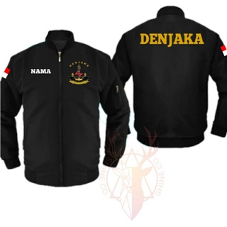 Jual Jaket Bomber logo DENJAKA exclusive | Shopee Indonesia