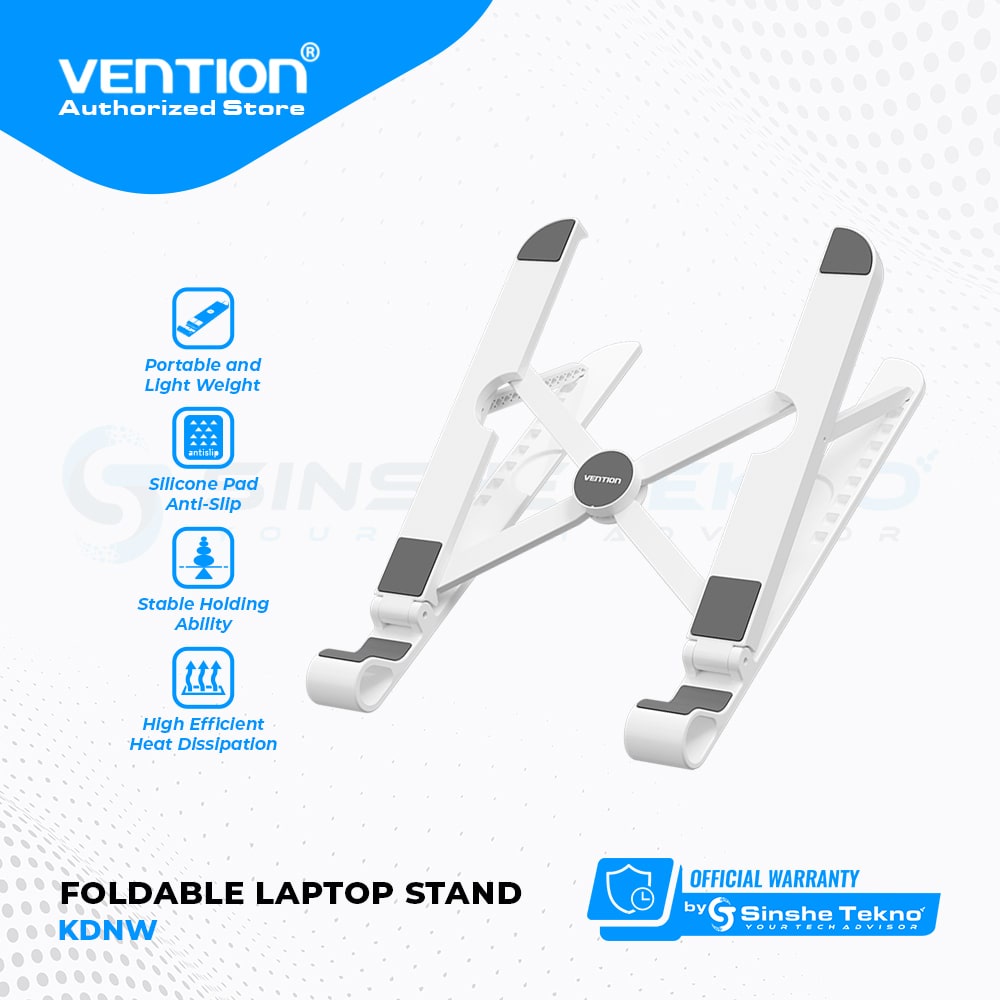 Jual Vention Laptop Stand Foldable Lipat Riser Docking Notebook Dudukan ...