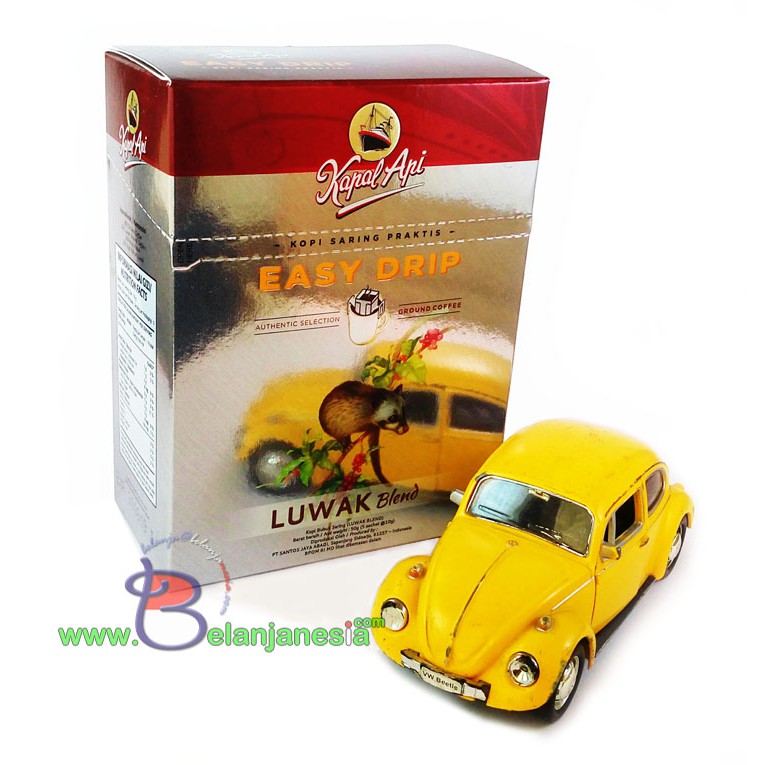 Jual Kopi Kapal Api Easy Drip Luwak Blend - 5 Drips | Shopee Indonesia