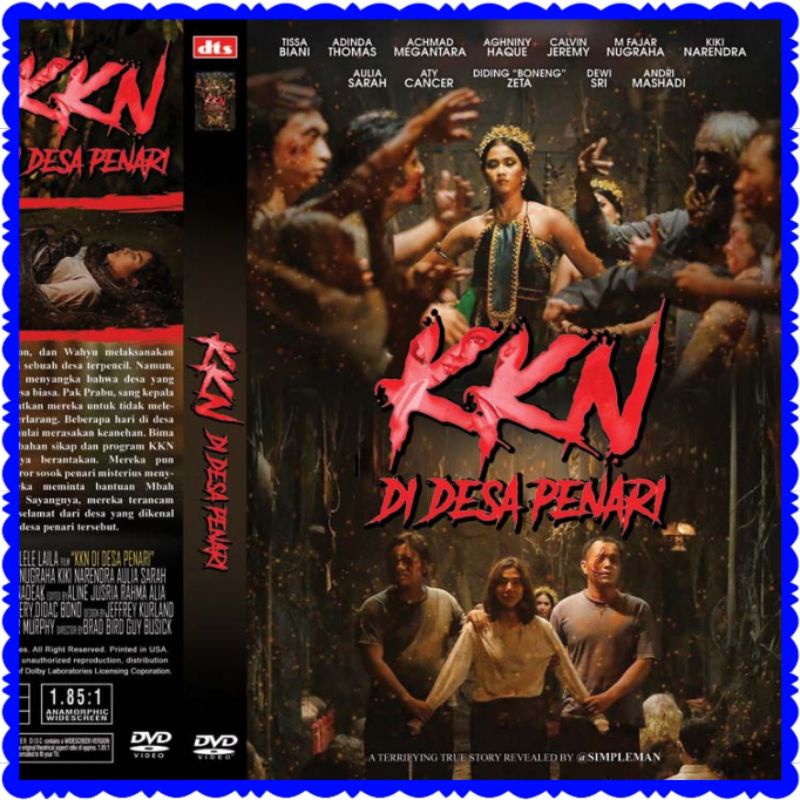 Jual KASET FILM KKN DI DESA PENARI-KASET FILM HOROR TERBARU 2022 - FILM HOROR INDONESIA TERBARU ...