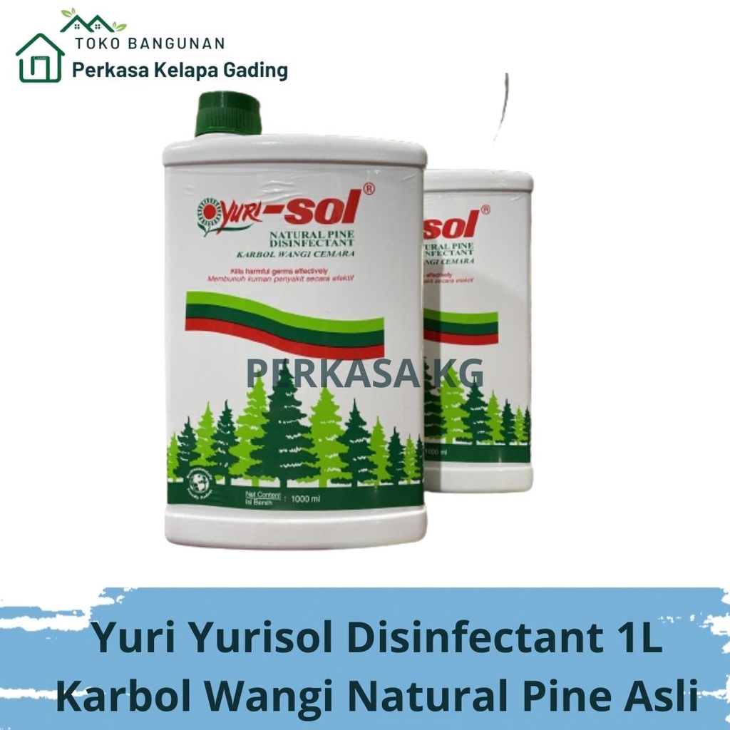 Jual Yuri Yurisol Disinfectant 1L Karbol Wangi Natural Pine Asli ...