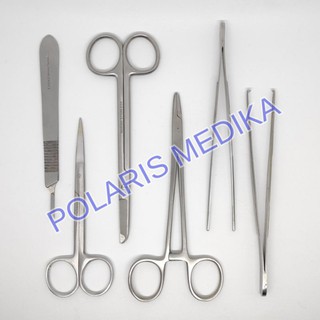Jual HECTING KIT INSTRUMEN SET / HEKTING SET / MINOR SUTURE SET ...