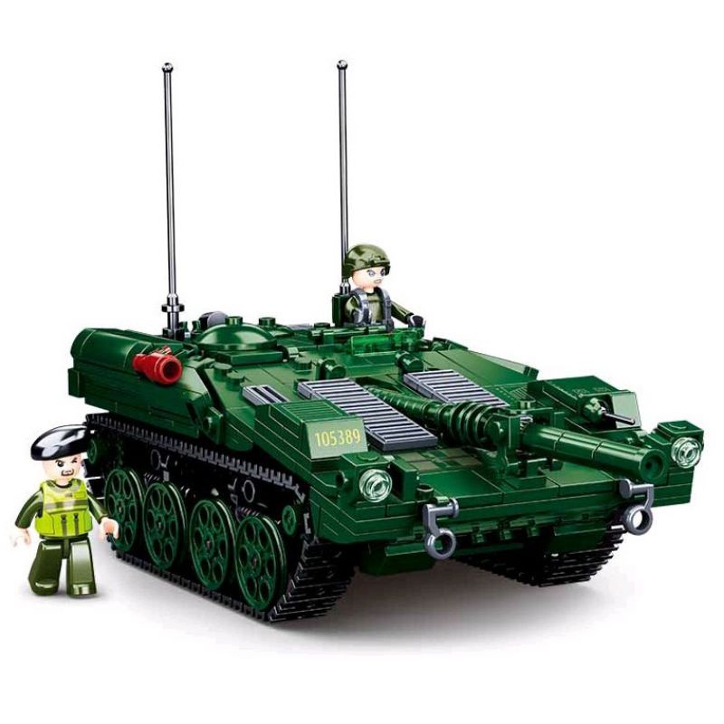 Jual Sluban Main Batle Tank B1010 - Sluban model bricks STRV03 Military ...