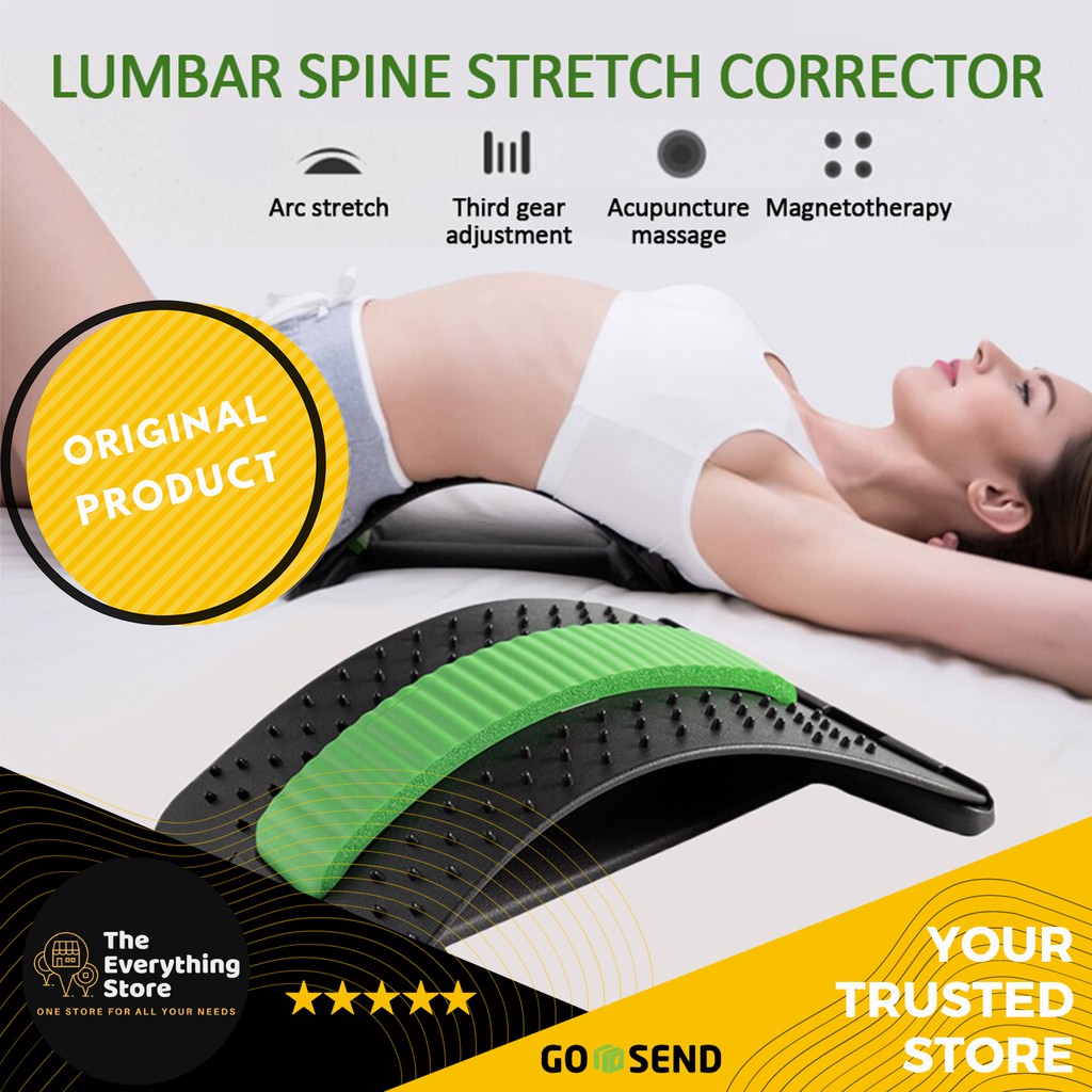 Jual Magic Back Stretcher Alat Terapi Kesehatang Pinggang Punggung Saraf | Shopee Indonesia