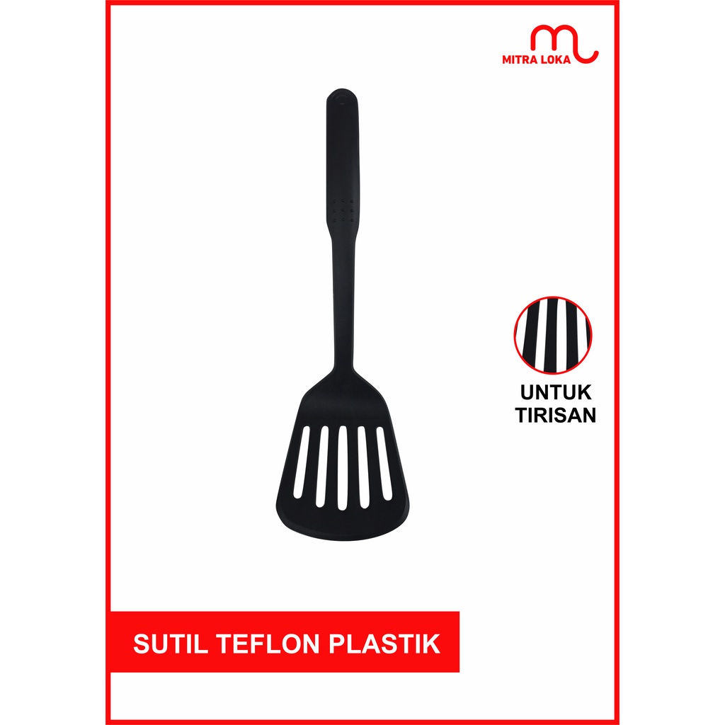 Jual Mitra Loka Sutil Plastik Hitam Sodet Alat Masak Dan Spatula Saji ...