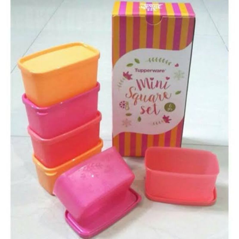Jual Mini Square Set (Set) - Tupperware (Tempat kue / bumbu) | Shopee ...