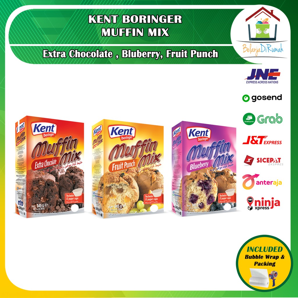Jual Premiks Kent Boringer Muffin Mix 345gr Indonesia|Shopee Indonesia