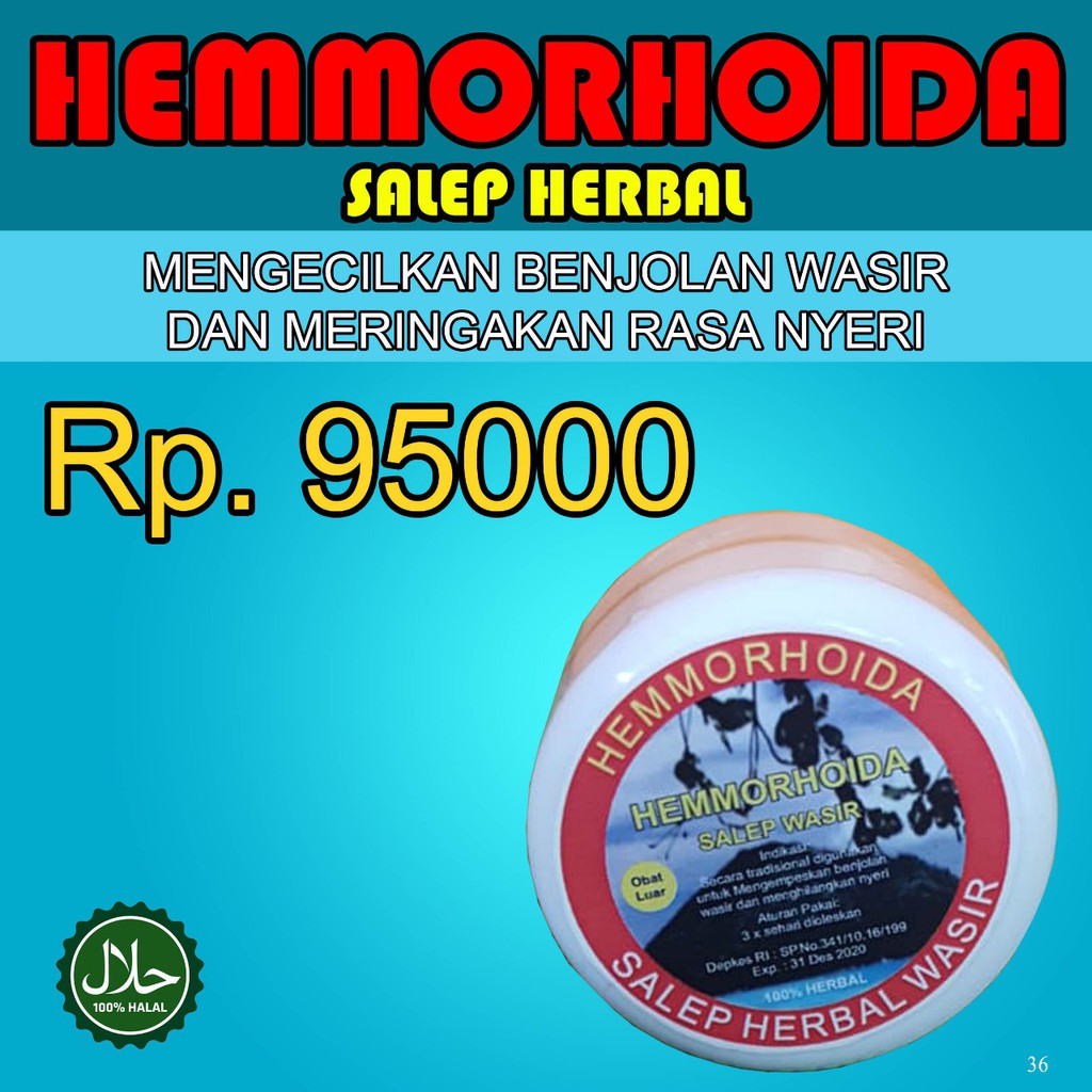 Jual HEMMORHOIDA SALEP WASIR BENJOLAN DAN PENDARAHAN AMPUH | Shopee ...
