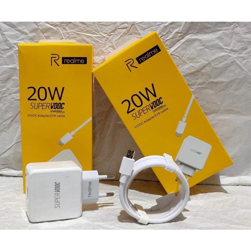 Jual CHARGER REALME MICRO USB / TYPE C 20W ORIGINAL 100% SUPPORT VOOC FAST CHARGING | Shopee ...