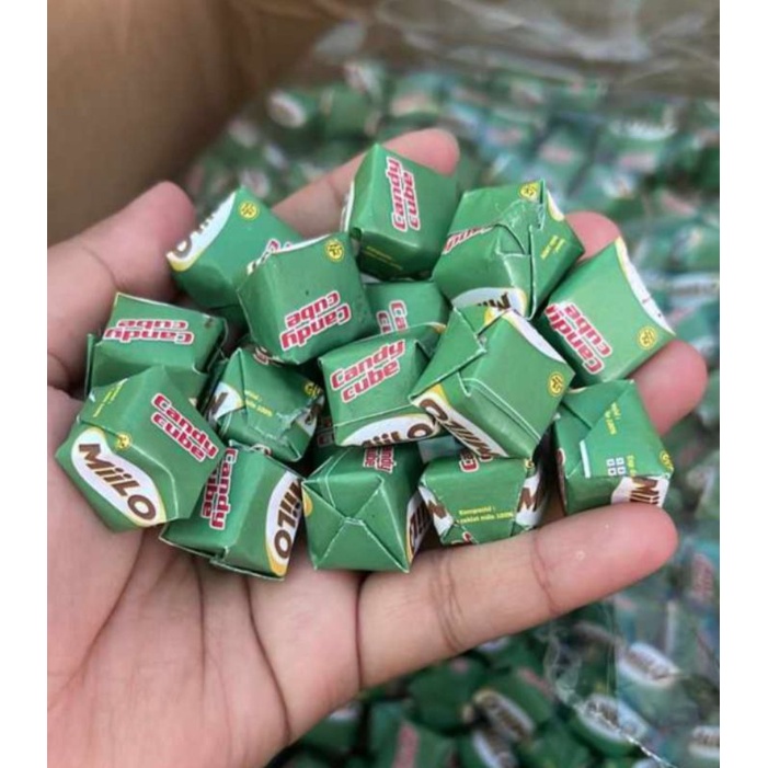 Jual Permen Rasa Susu Milo / Candy Cube / Miilo Candy Cube / Milo Lokal ...