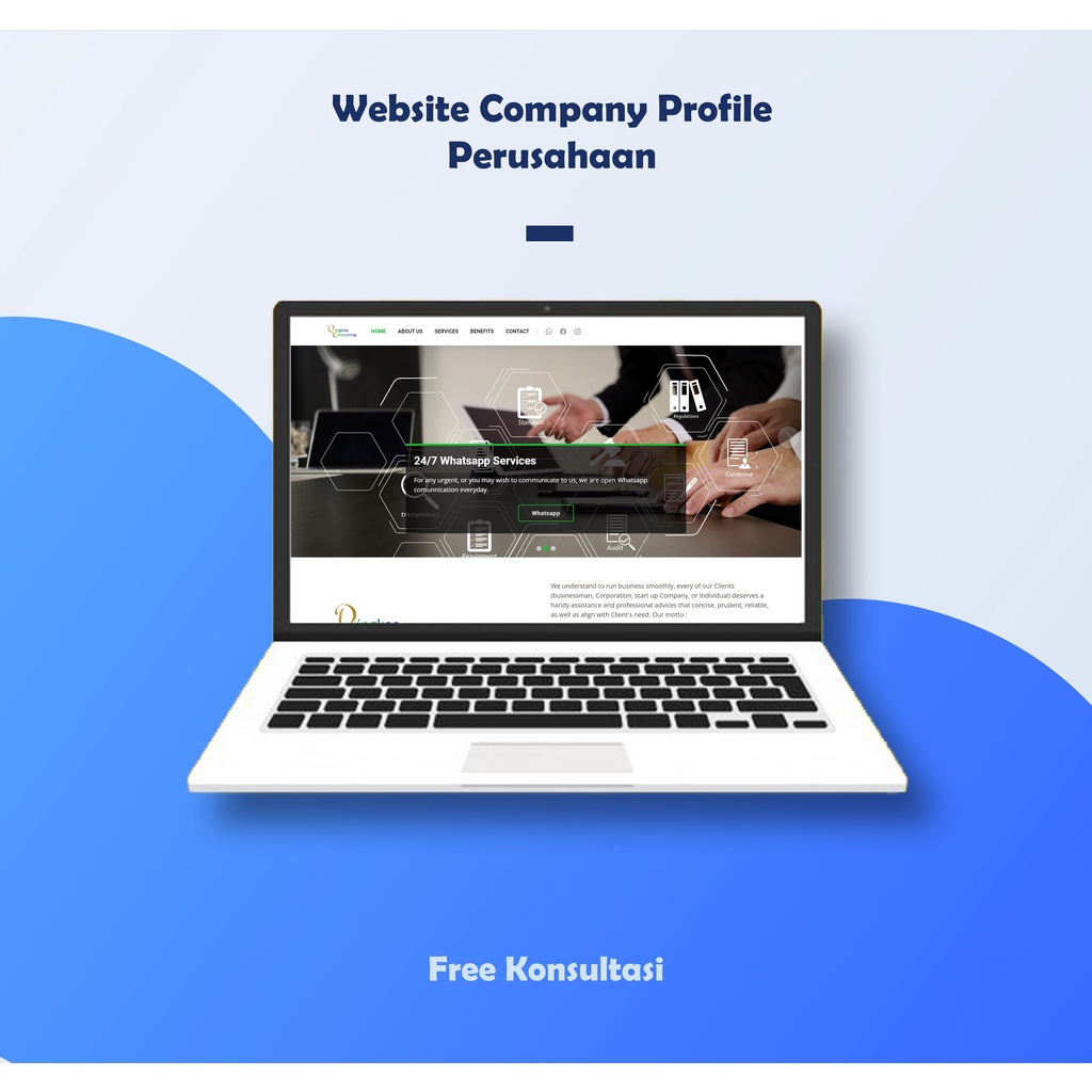 Jual Website Company Profile Perusahaan | Shopee Indonesia