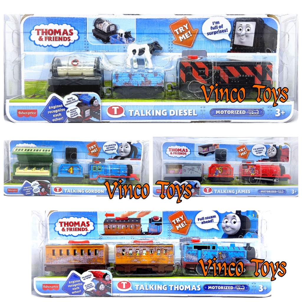 Jual Thomas and Friends Motorized interactive Talking Diesel Thomas James Gordon kereta Thomas ...