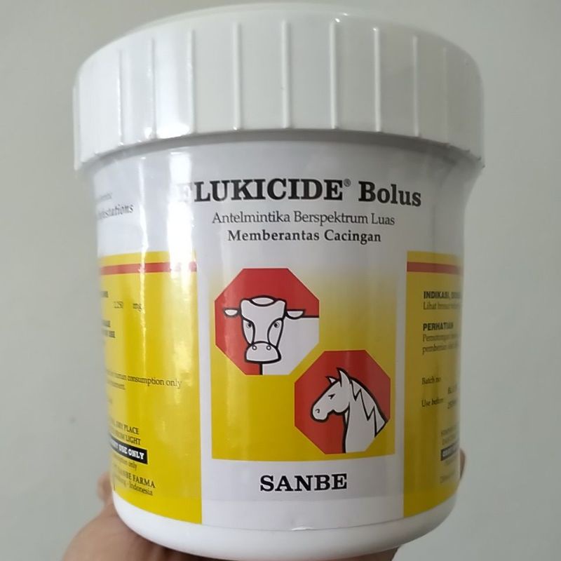 Jual FLUKICIDE obat cacing sapi kambing kuda. harga tertera per bolus ...