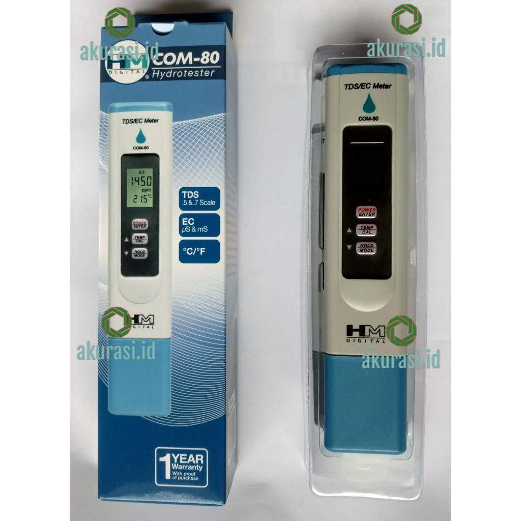 Jual TDS / EC Meter - HM Digital COM-80 - Original | Shopee Indonesia
