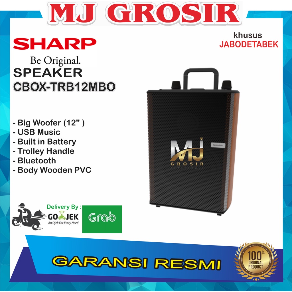 Jual SHARP SPEAKER AUDIO CBOX TRB 12 MBO CBOX-TRB12MBO BLUETOOTH | Shopee Indonesia