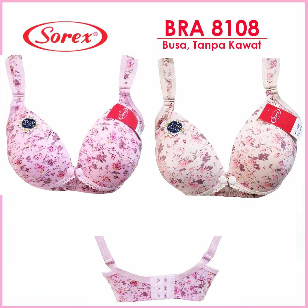 Jual Sorex 8108 Bra Menyusui Motif Kembang | Shopee Indonesia