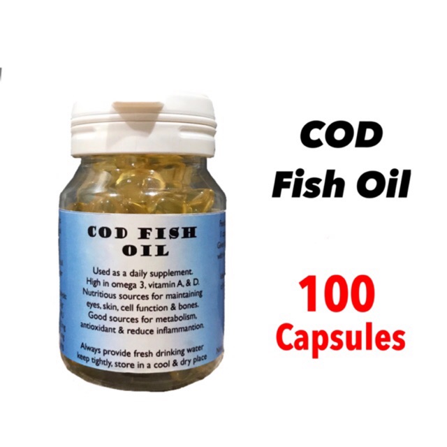 Jual COD FISH OIL SOFT GEL MINYAK IKAN SUGAR GLIDER MINYAK IKAN HEWAN ...