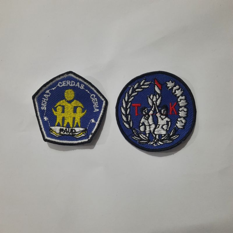 Jual Badge Paud Tk Logo Paud Logo Tk Bordir Logo Paud Tk Bet Paud Bet ...