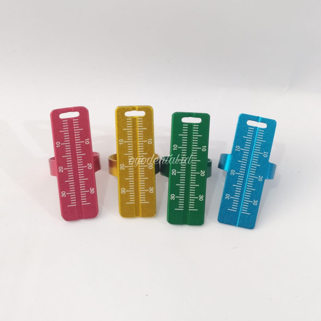 Jual Dental Endo Finger Ruler Penggaris Pengukur Endo | Shopee Indonesia