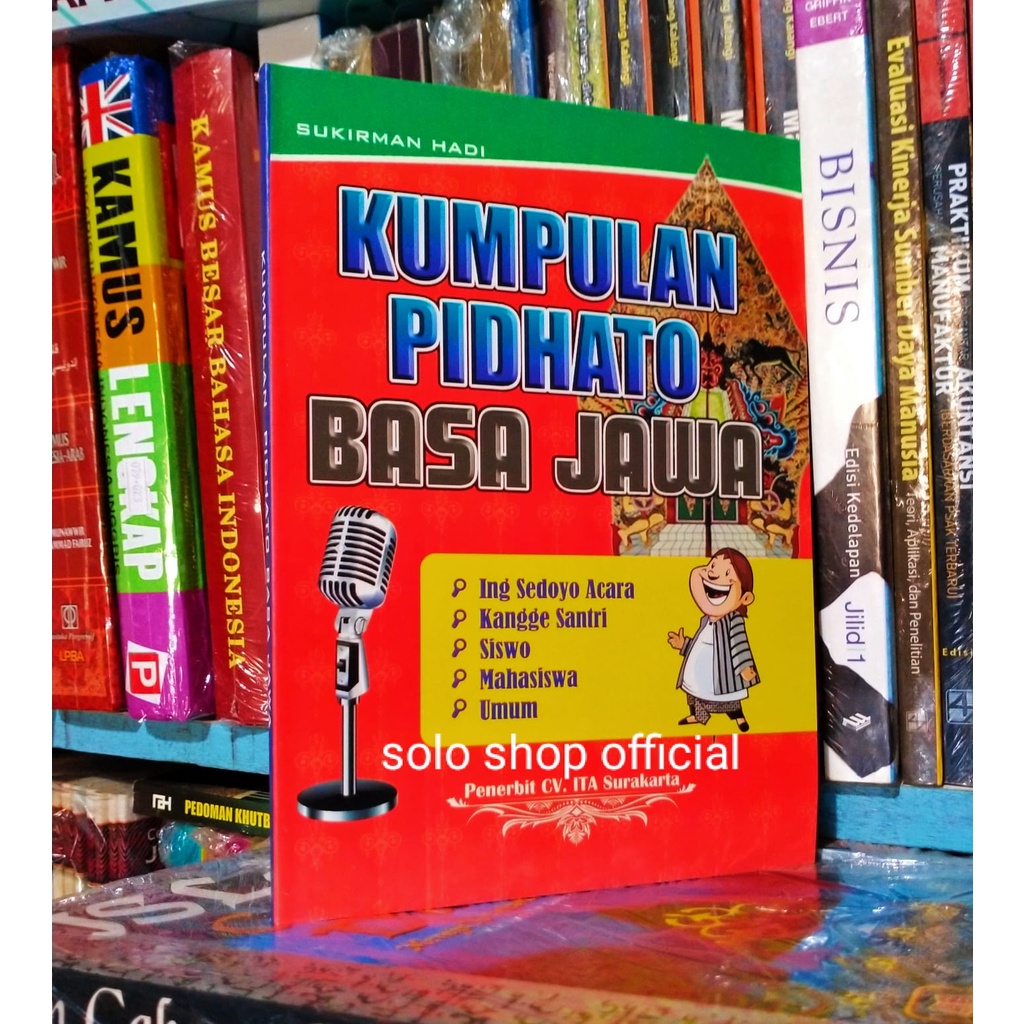 Jual BUKU KUMPULAN PIDATO KUMPULAN PIDHATO BASA JAWA ING SEDOYO ACARA KANGGE SANTRI SISWO ...