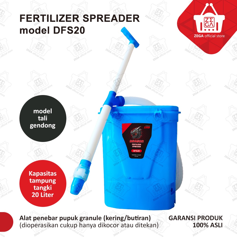 Jual Fertilizer spreader / Alat pemupukan granule (pupuk kering / butir ...