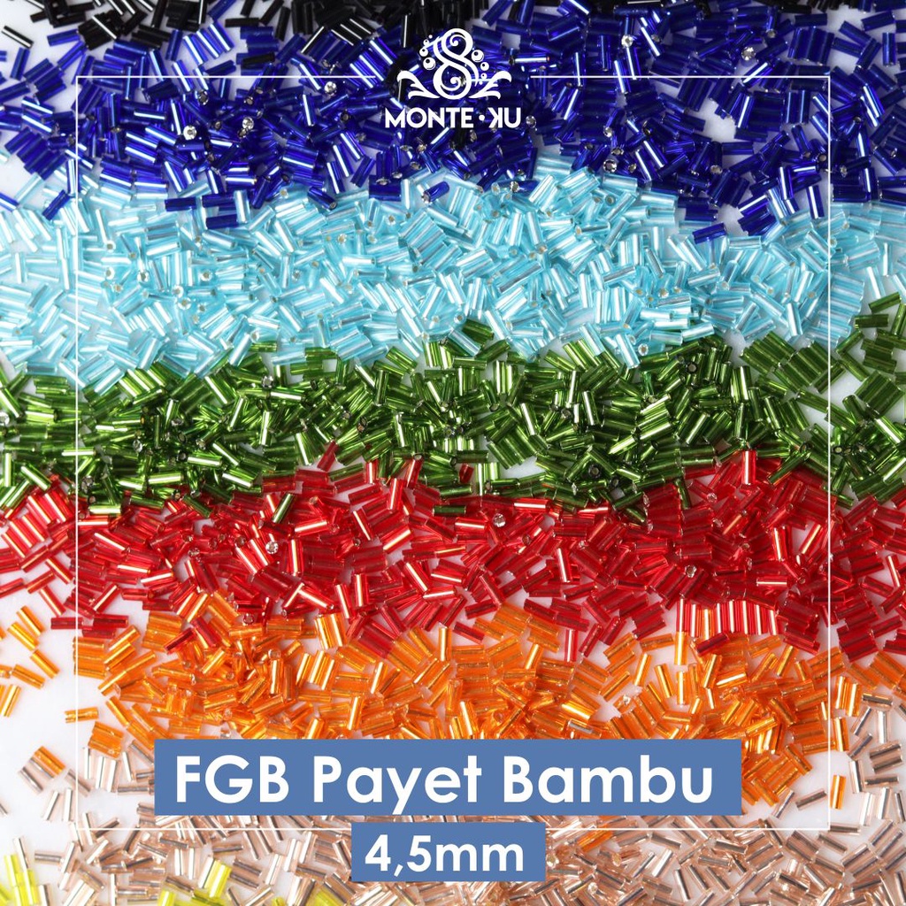 Jual Manik Mote Payet Bambu Patah Batang FGB Panjang 4,5mm 15gr Monte ...