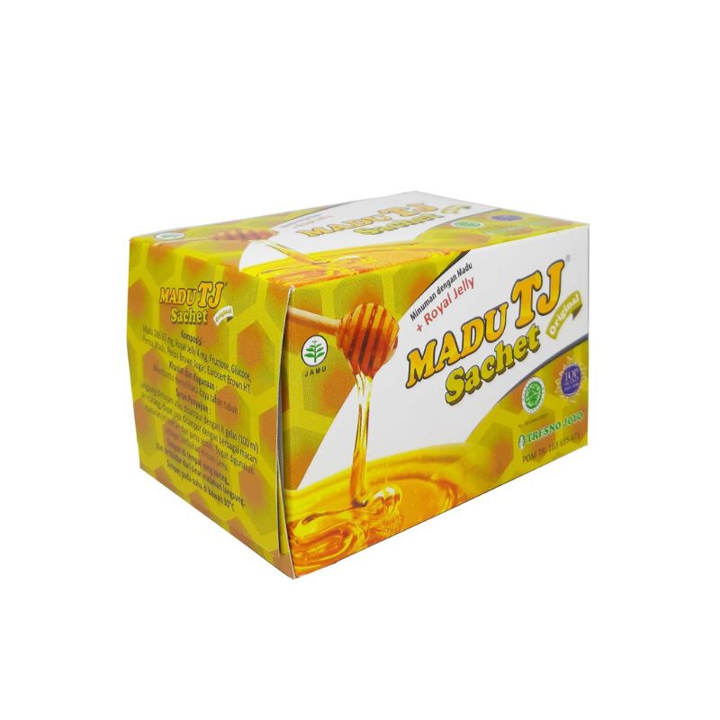 Jual Madu TJ Original box isi 12 sachet @20gram | Shopee Indonesia