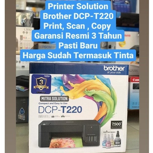Jual Printer Infus Brother DCP T310 T220 Print Scan Copy Garansi Resmi ...