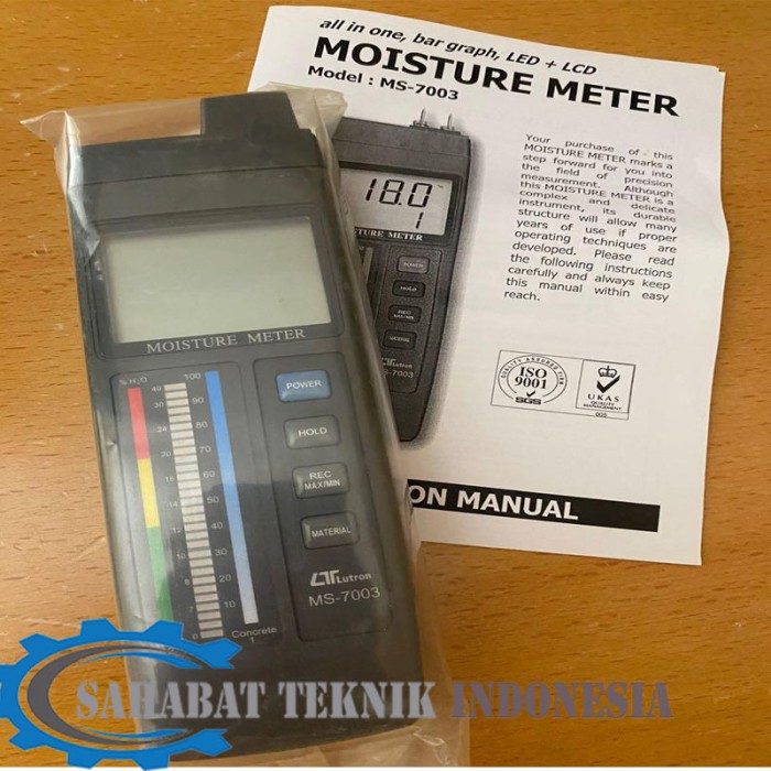 Jual Jual Alat Ukur Kelembapan Kayu Dan Beton - Merk Lutron MS 7003 | Shopee Indonesia