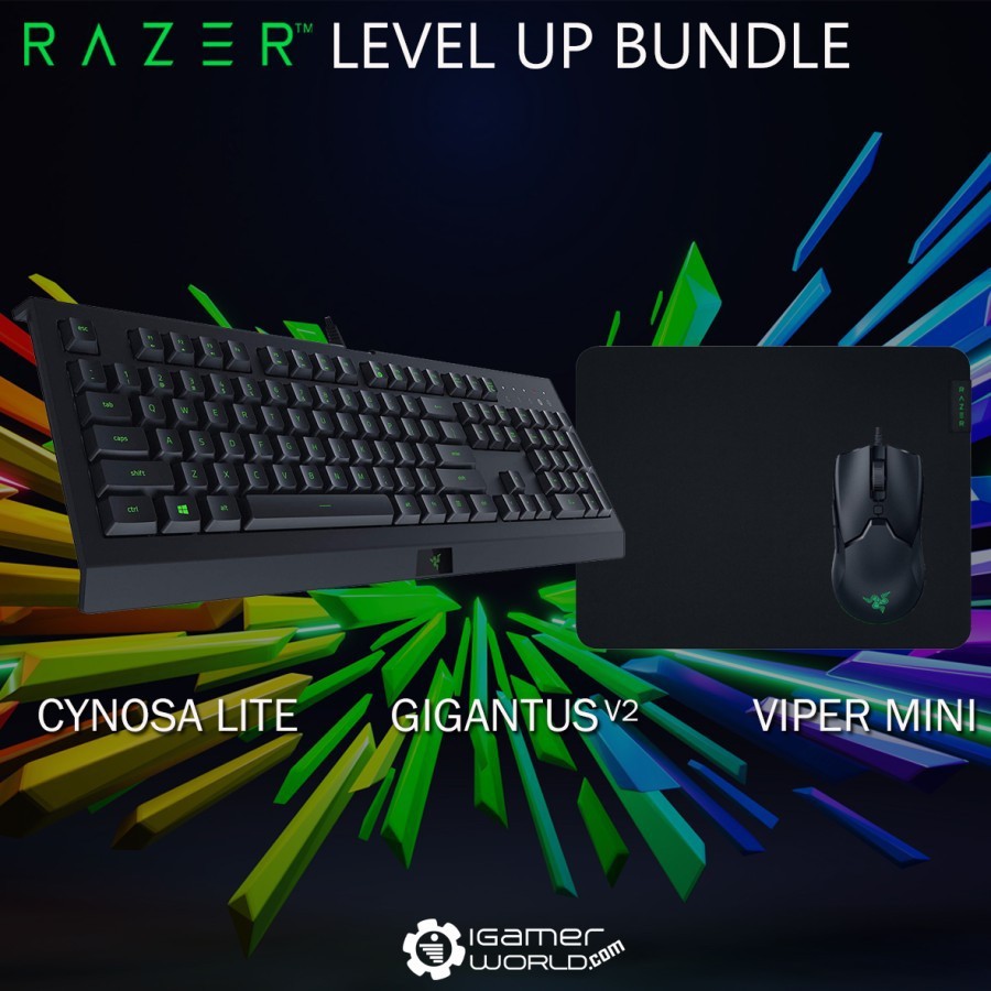 Jual Razer Level Up Bundle Viper Mini / Gigantus V2 / Cynosa Lite ...