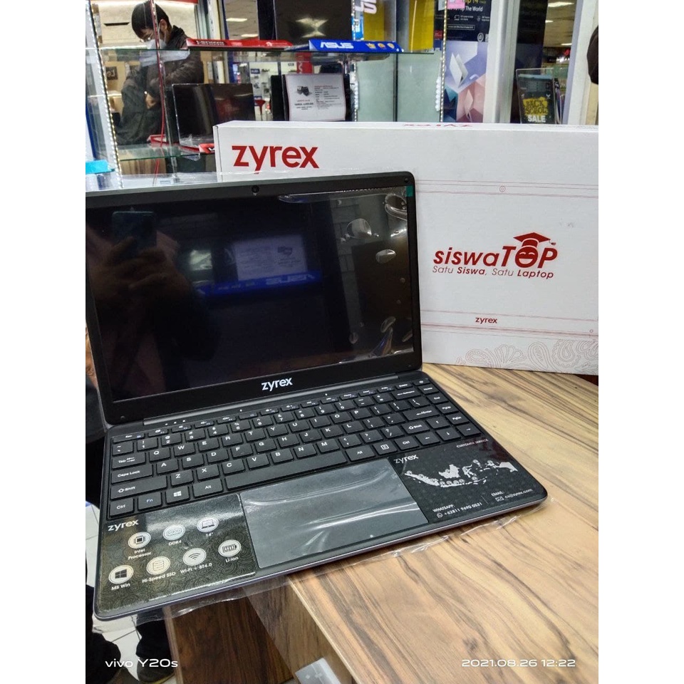 Jual ZYREX SKY 232 INTEL CELERON N4020 4GB 64GB EMMC+256GB SSD 14" WIN 10 ORI | Shopee Indonesia