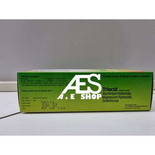 Jual Triocid obat lambung (isi 100 tablet) Zenith Indonesia|Shopee ...