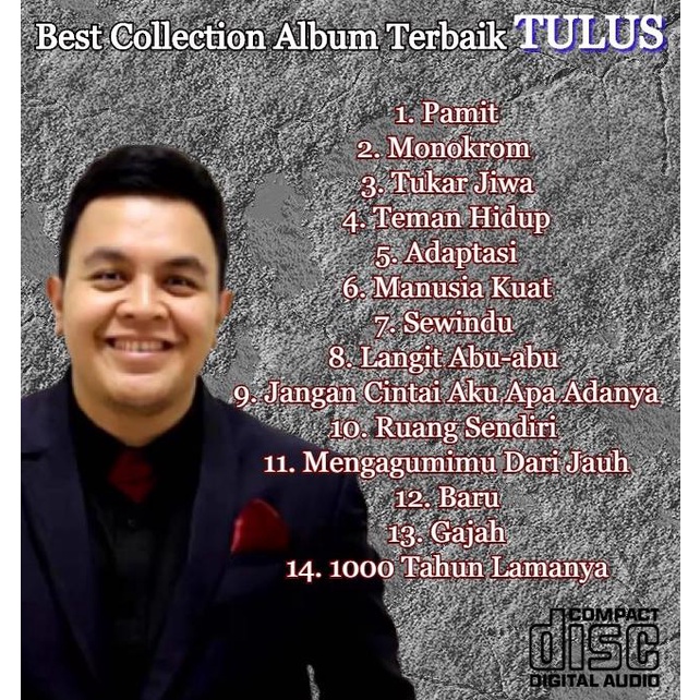 Jual Cd Audio Best Collection ALBUM Terbaik TULUS VOL 1 DISKON | Shopee ...