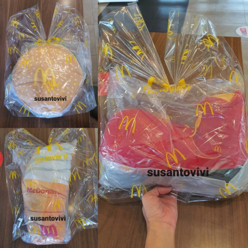 Jual Bantal Merchandise Mcd Mcdonald | Shopee Indonesia