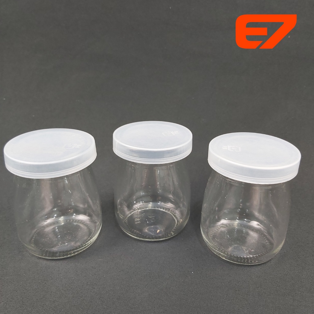 Jual Jar kaca Beling+Tutup Plastik Botol Kaca Beling Toples 100ml ...
