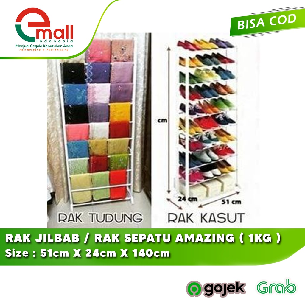 [GROSIR] RAK JILBAB / RAK SEPATU AMAZING/RAK MULTIFUNGSI ( 1KG ...