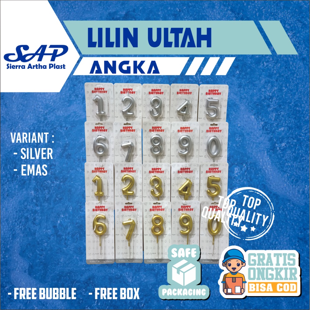 Jual Lilin Ulang Tahun Angka | Lilin Ultah Angka | Lilin Ultah Angka ...