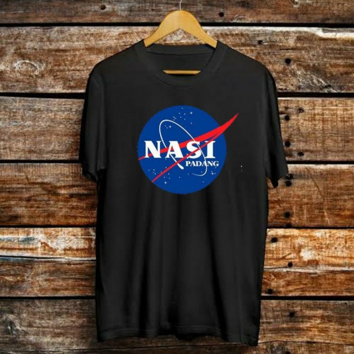 Jual KAOS BAJU PLESETAN LOGO NASA NASI PADANG LOVERS | Shopee Indonesia