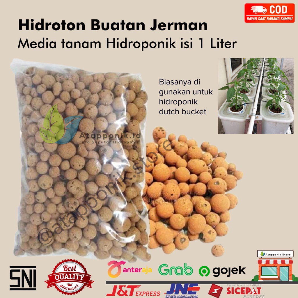 Jual Hydroton Hidroton Jerman Media Tanam 500 Gr - 1Kg | Shopee Indonesia