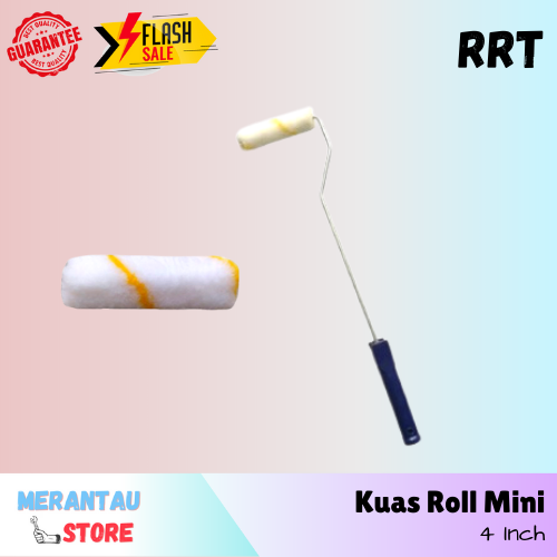 Jual Kuas Rol Kapal Mini Roll Roller Paint RRT Kuas Roll Cat 4 Inch ...
