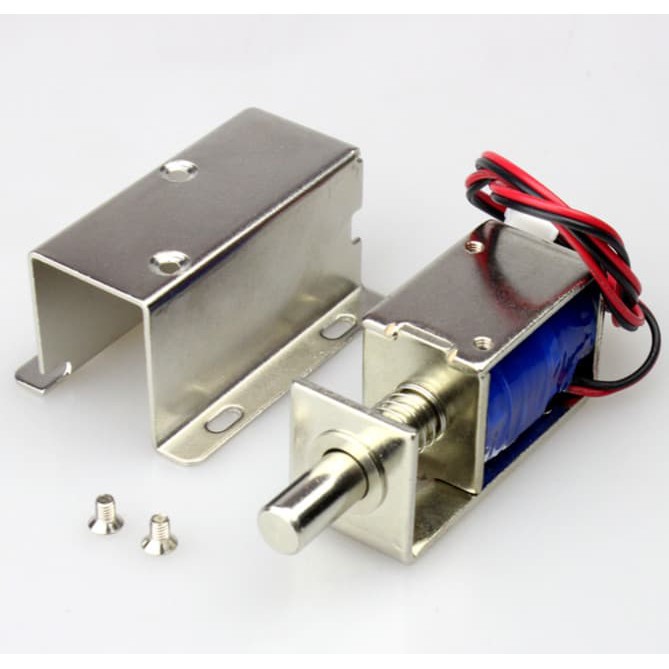Jual SELENOID DOOR LOCK / KUNCI PINTU SELENOID MINI 12V DC | Shopee ...