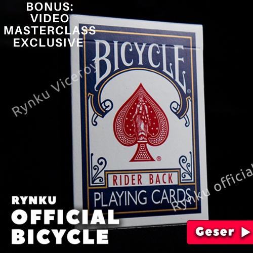 Jual KARTU REMI BICYCLE RIDER BACK PLAYING CARDS WARNA BIRU | Shopee ...
