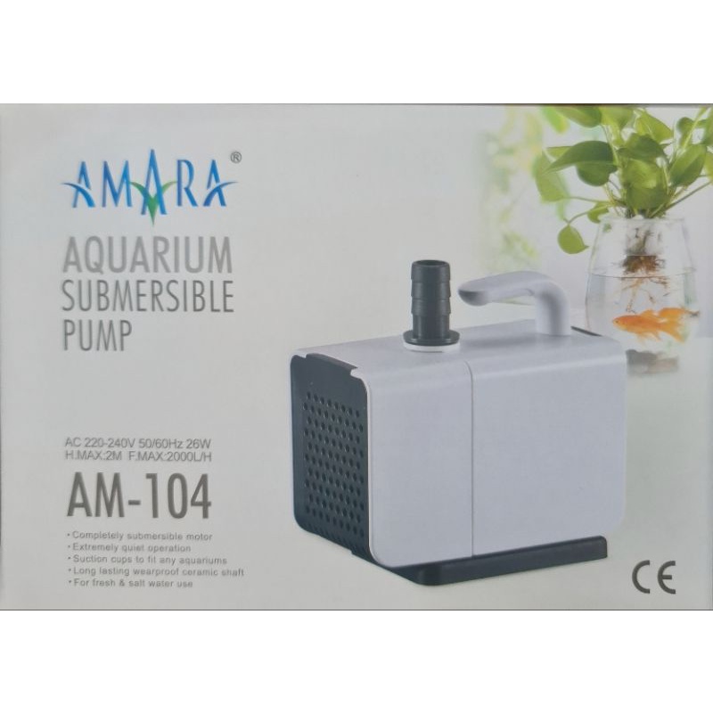 Jual Pompa Air Aquarium Power Head Amara AM104 Amara AM 104 Low Watt | Shopee Indonesia