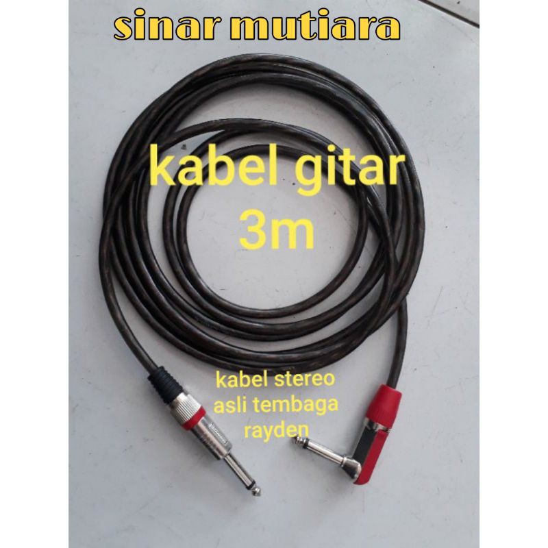 Jual Kabe gitar kabel jack gitar kabel gitar listrik kabel gitar 3 ...