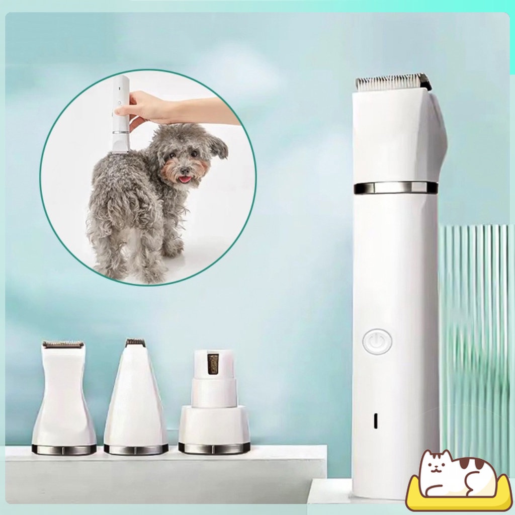 Jual 4 In 1 Pet Elektrik Alat Cukur Bulu (Rambut Anjing, Kucing ...