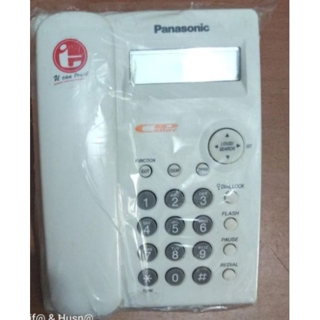 Jual PESAWAT TELEPHONE RUMAH INDIHOME PANASONIC KX-TS C11 MX PUTIH CALLER ID | Shopee Indonesia